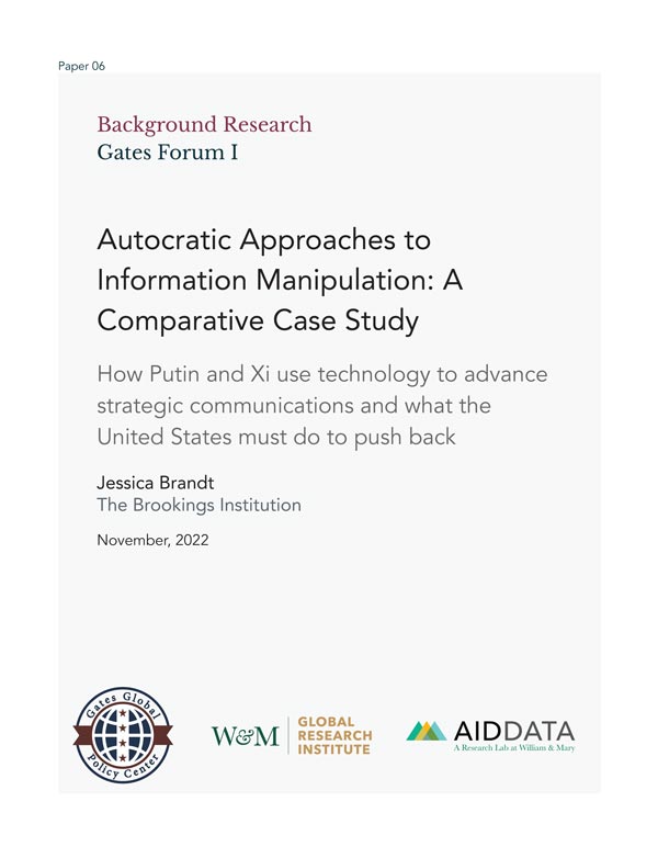AidData | Autocratic Approaches to Information Manipulation: A ...