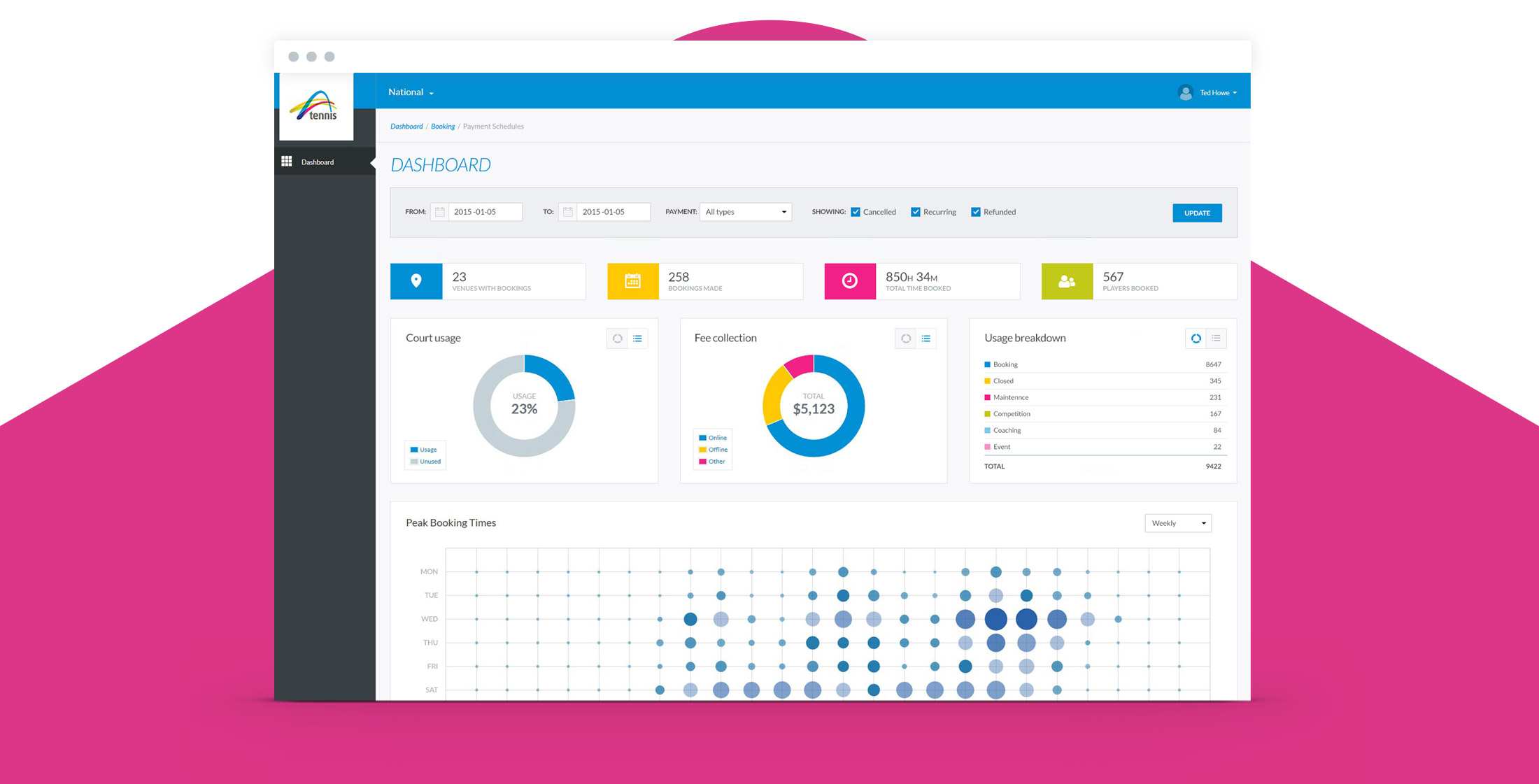 Clubspark uk website