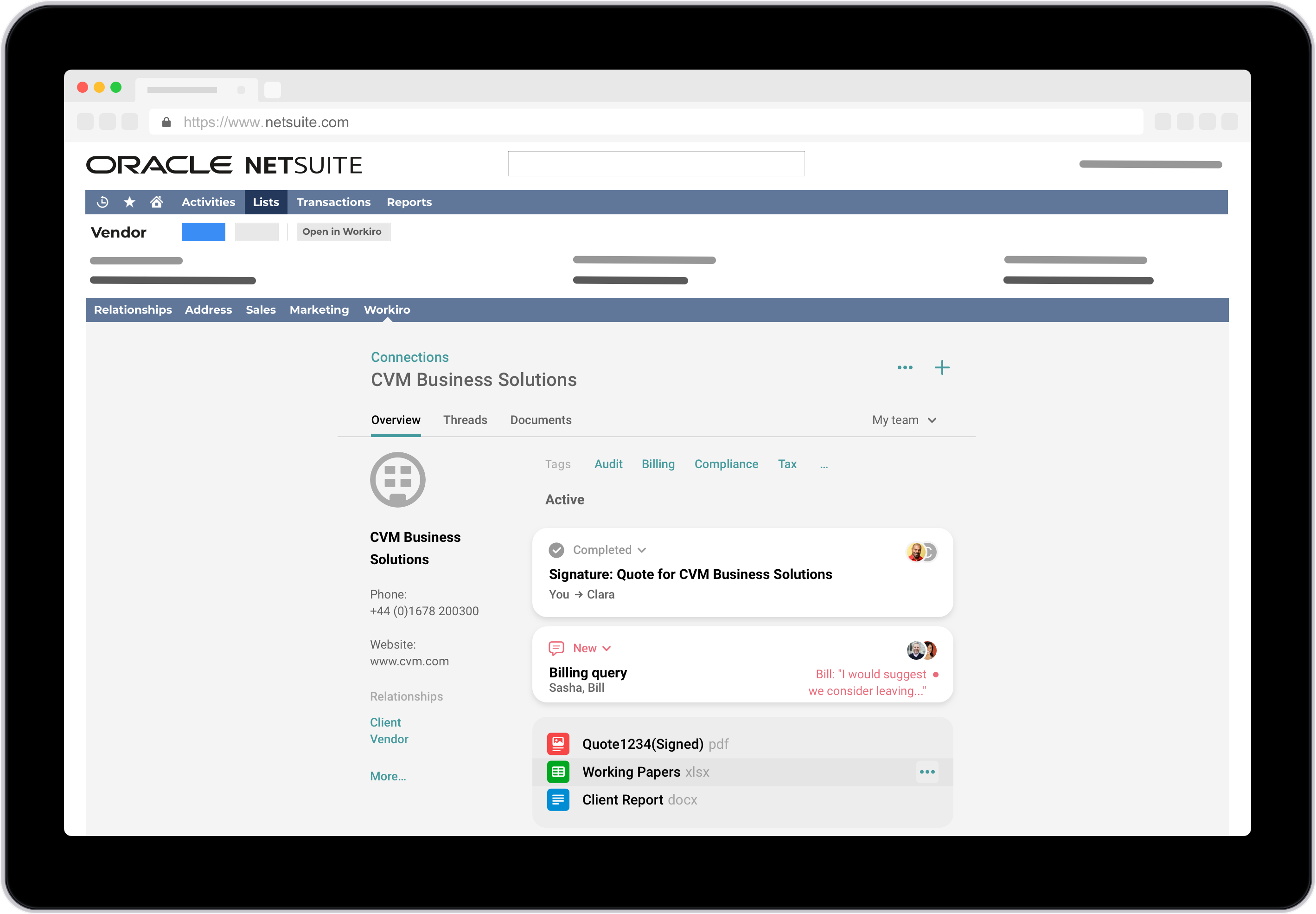 Unlimited Cloud Content Management System | Workiro