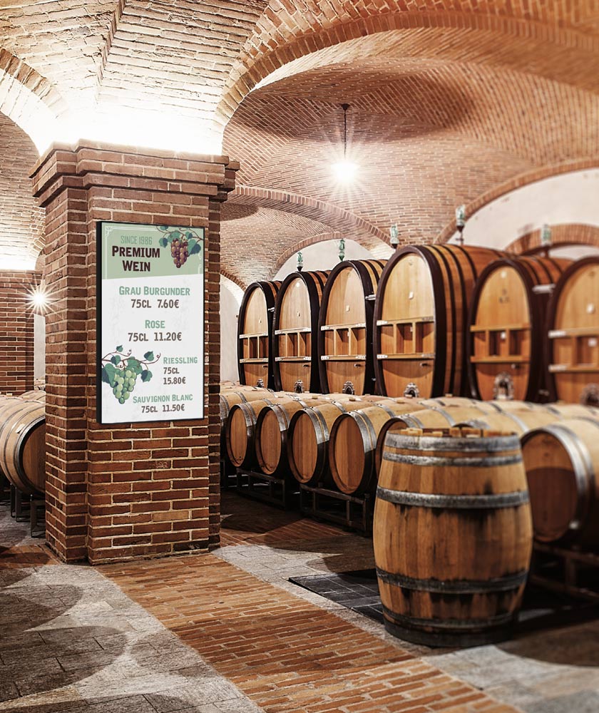 Direktvermarkter, Landwirte und Gärtnereien | Wedeko Digital Signage