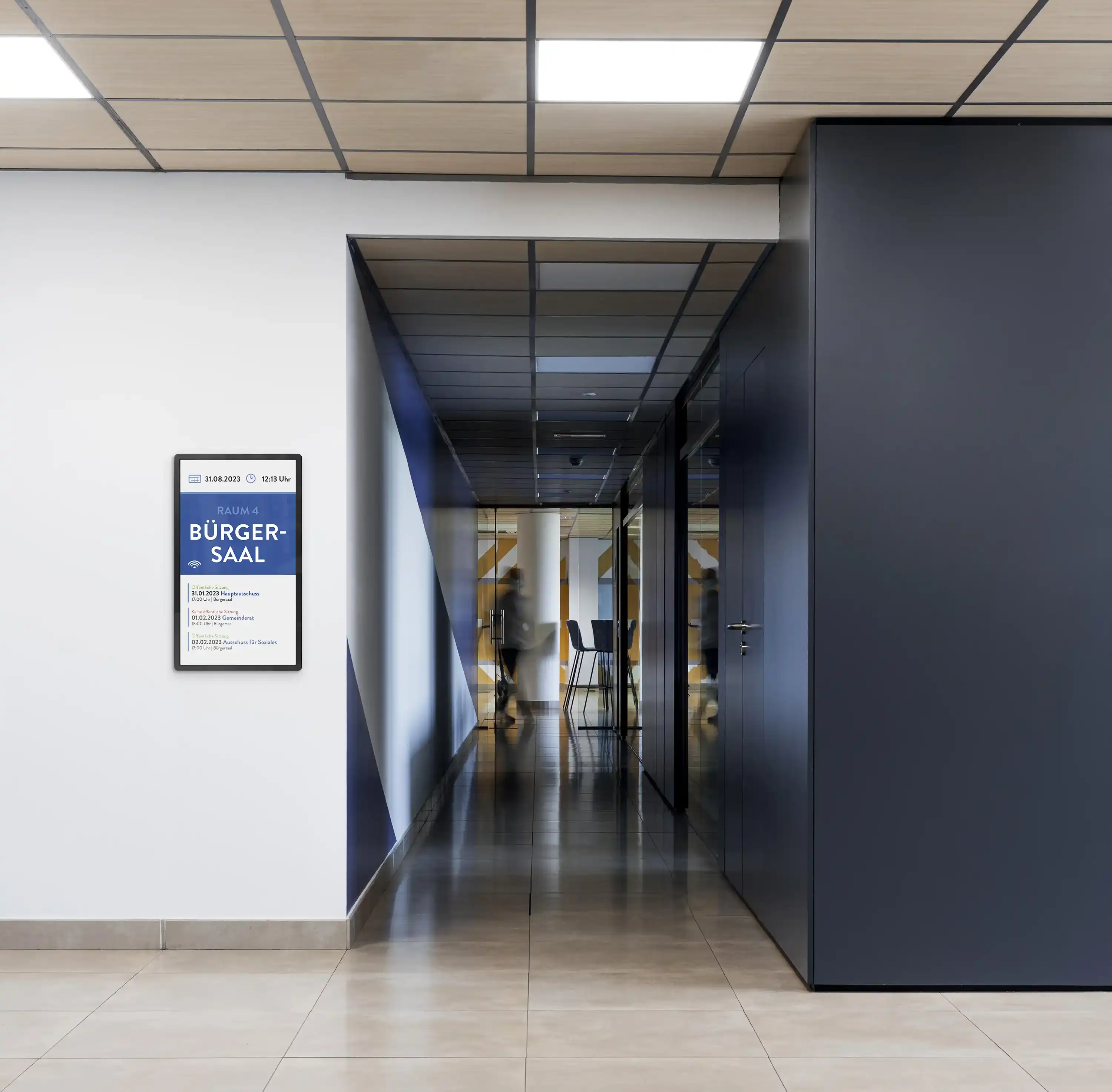 Room booking system for digital signage - easily book and manage rooms ...