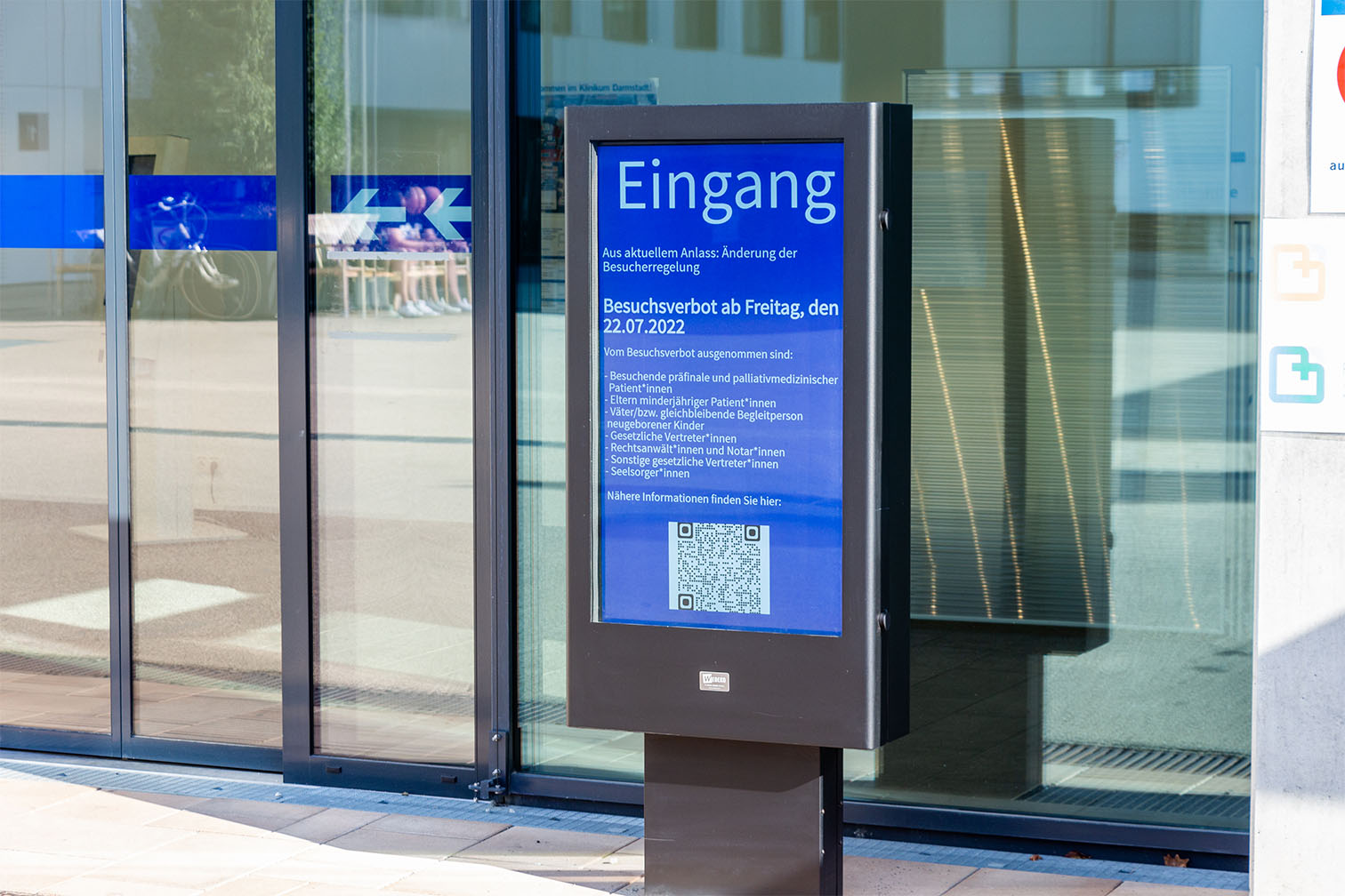 Digitales Klinik-Infosystem am Klinikum Darmstadt | Wedeko Digital Signage
