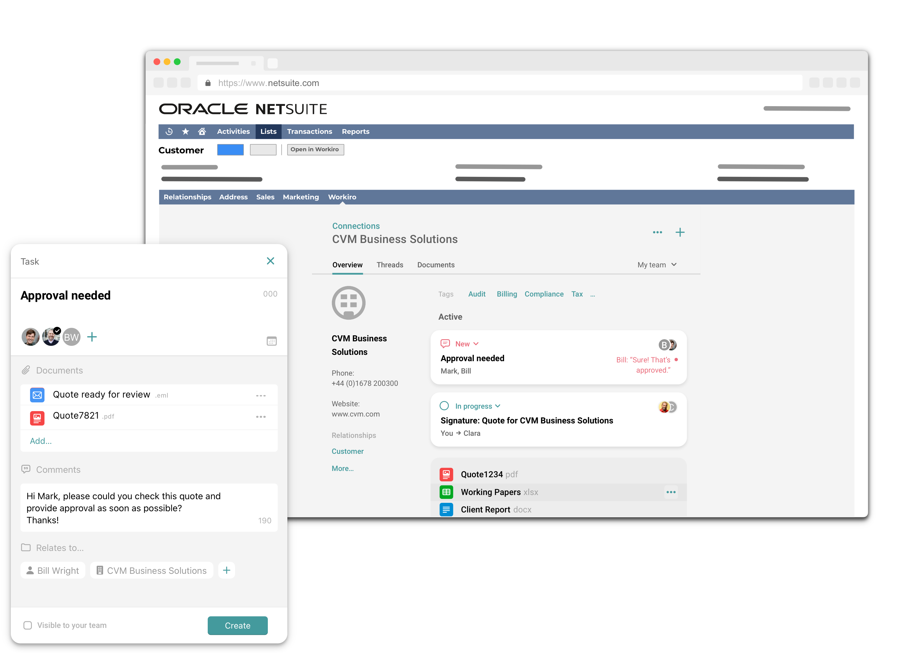 How to Integrate Outlook with NetSuite | Guides | Workiro