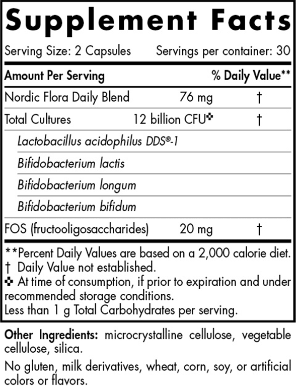 Omega-Direct | Nordic Flora Probiotic Daily