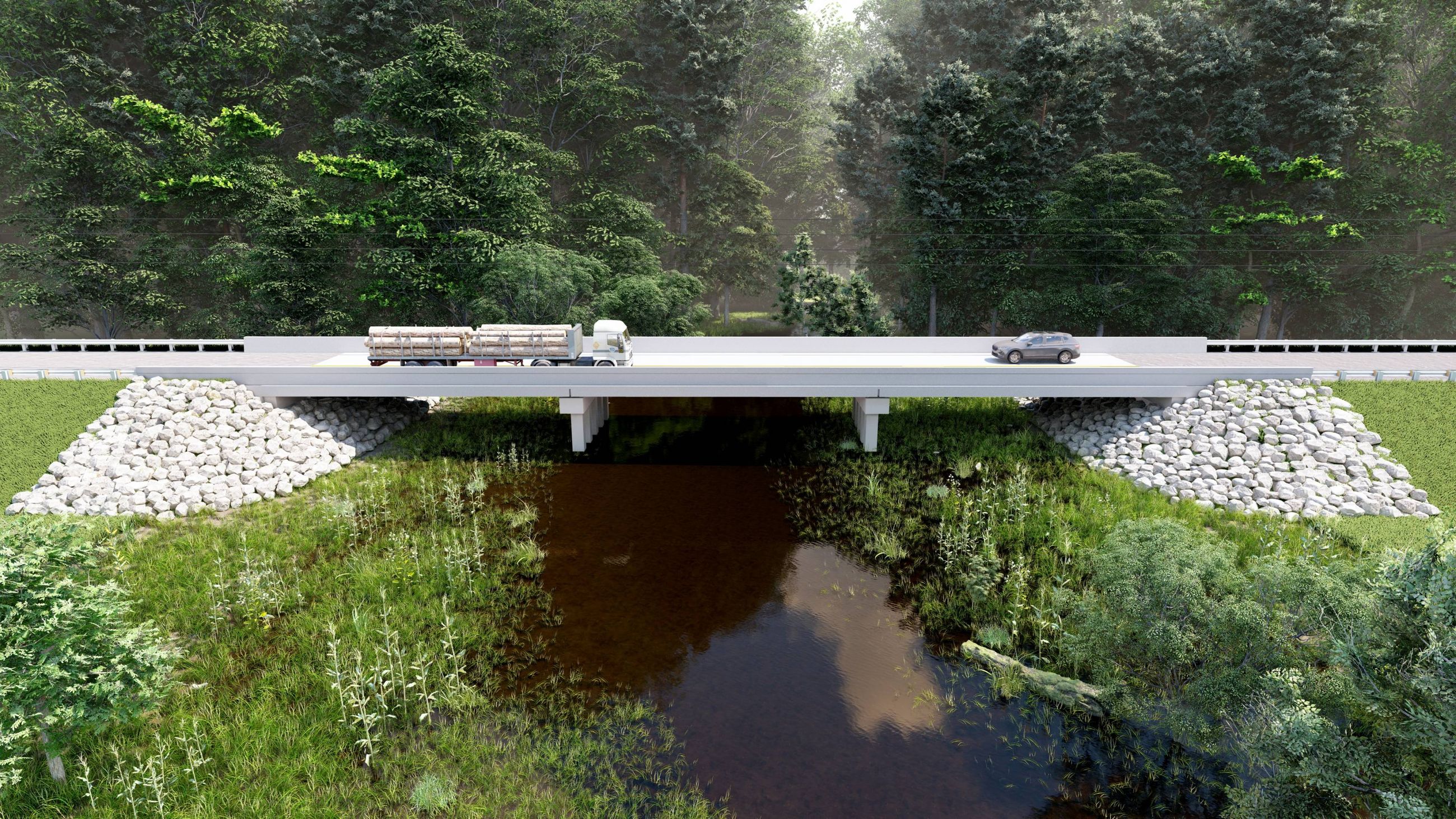 Prim Ave. over Holmes Creek Bridge