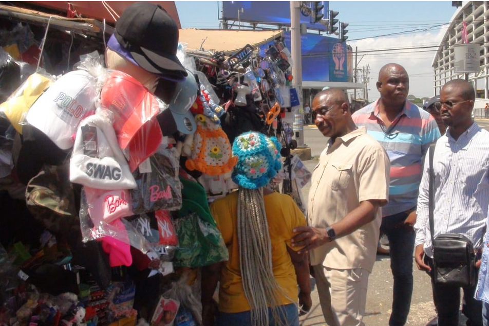 Mayor Swaby Tours Sections of Half Way Tree and Talks with Vendors on ...