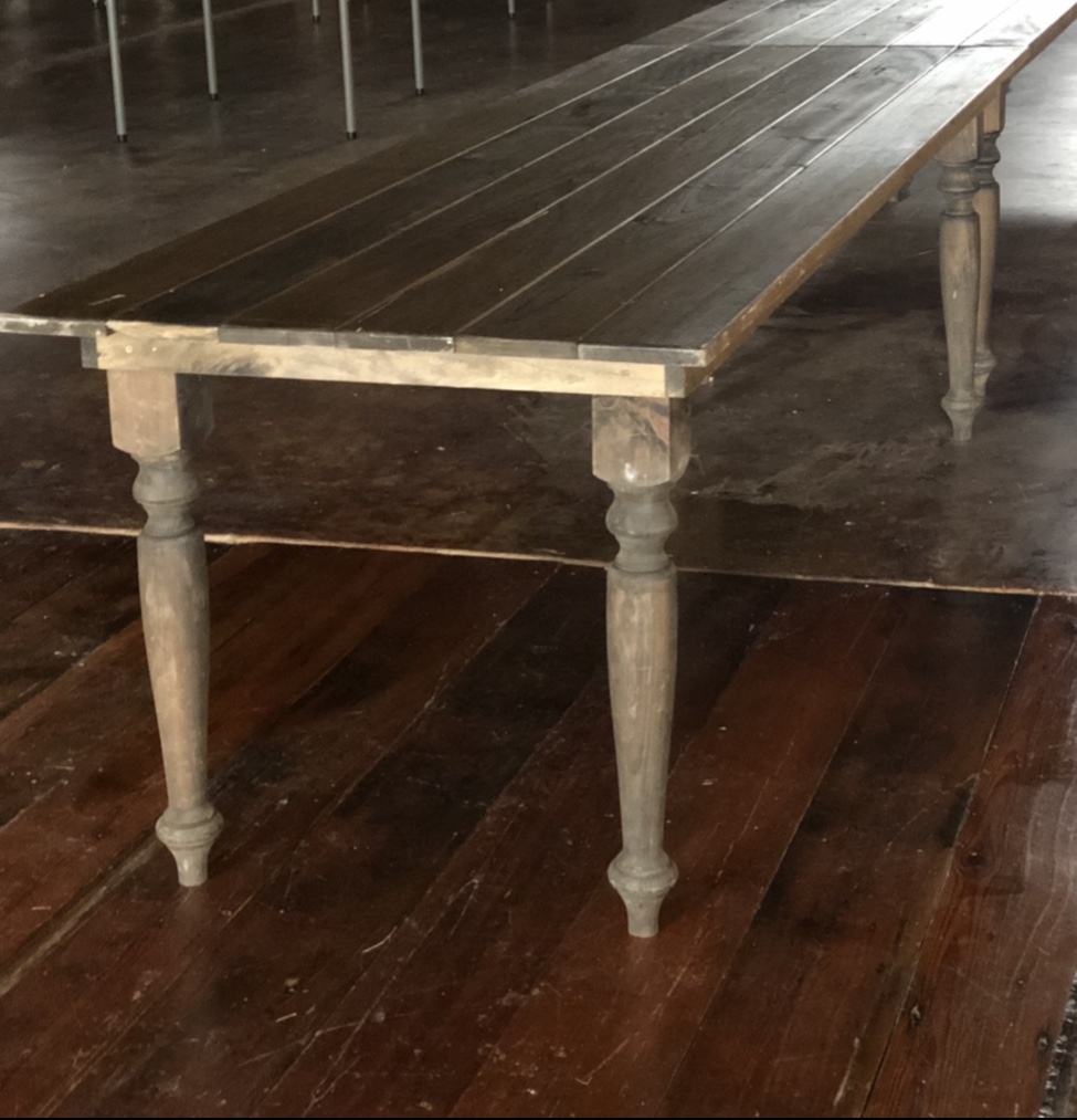Vintage & Farm Table Rentals: 8ft Farm Tables