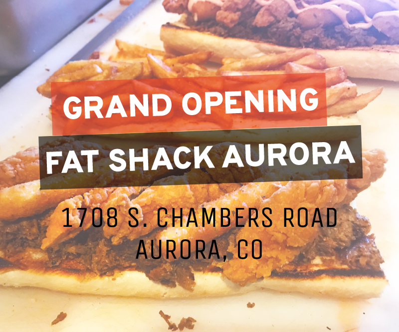 Fat Shack - ANNOUNCING THE GRAND OPENING OF FAT SHACK AURORA!