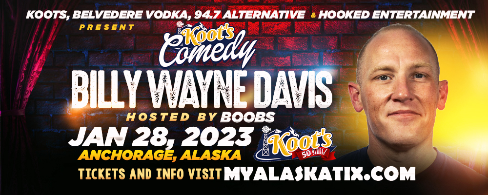 Comedian Billy Wayne Davis 1/28 | Jan 28, 2023 | Koot's