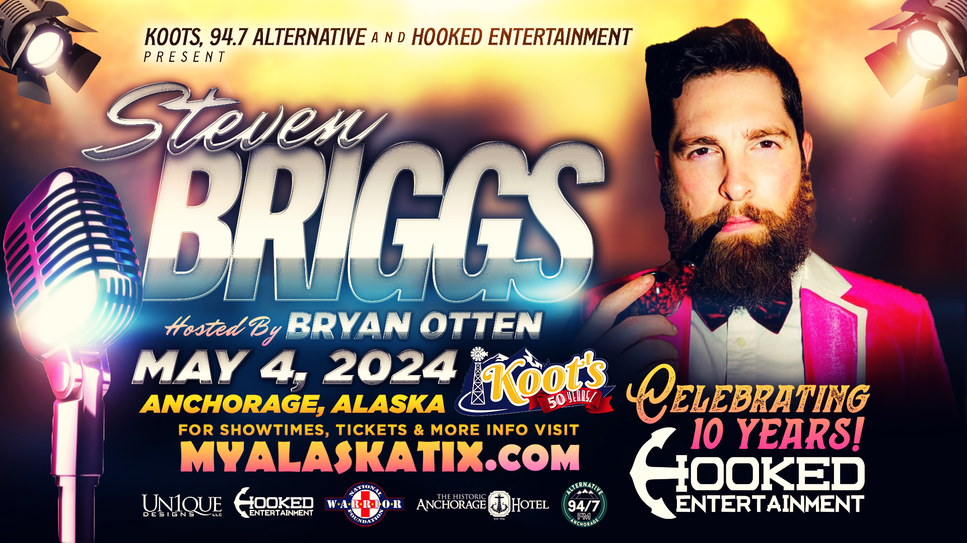 Comedian Steven Briggs 5/4 7pm | May 04, 2024 | Koot's