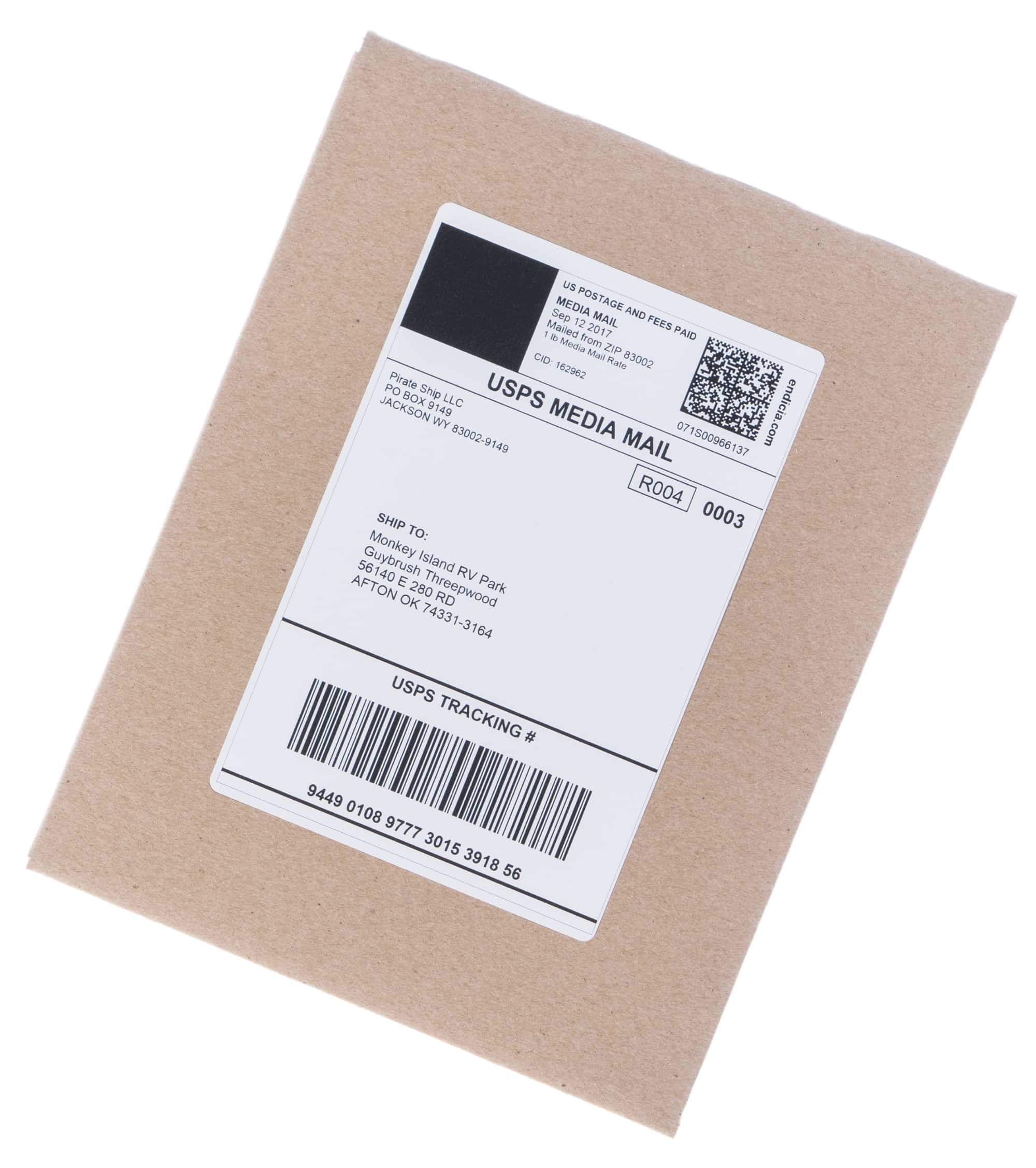 USPS Media Mail | Pirate Ship