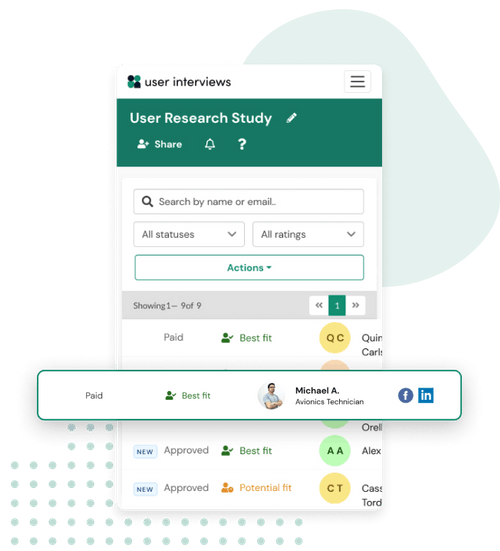 User Interviews | The User Research Recruiting Platform for Teams