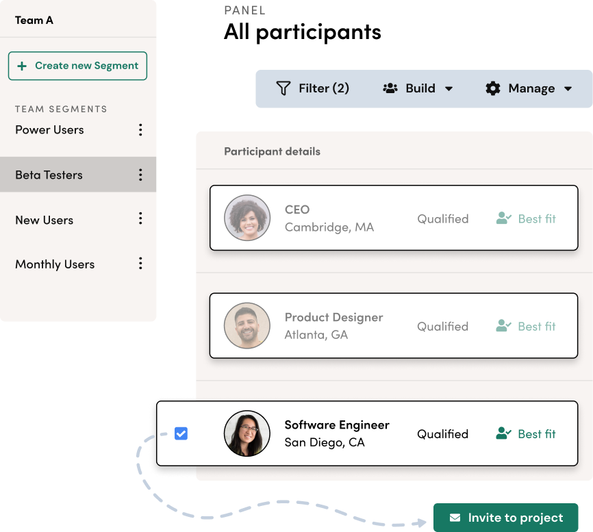 Build Your Own Panel with Research Hub | User Interviews