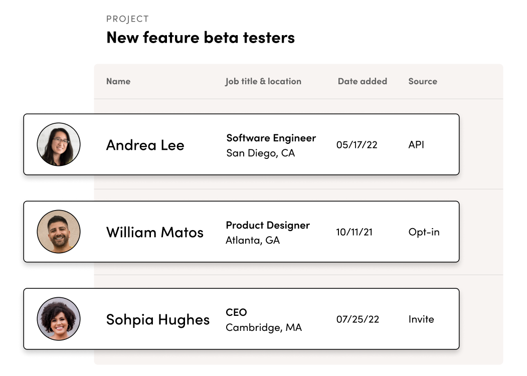 Build Your Own Panel with Research Hub | User Interviews