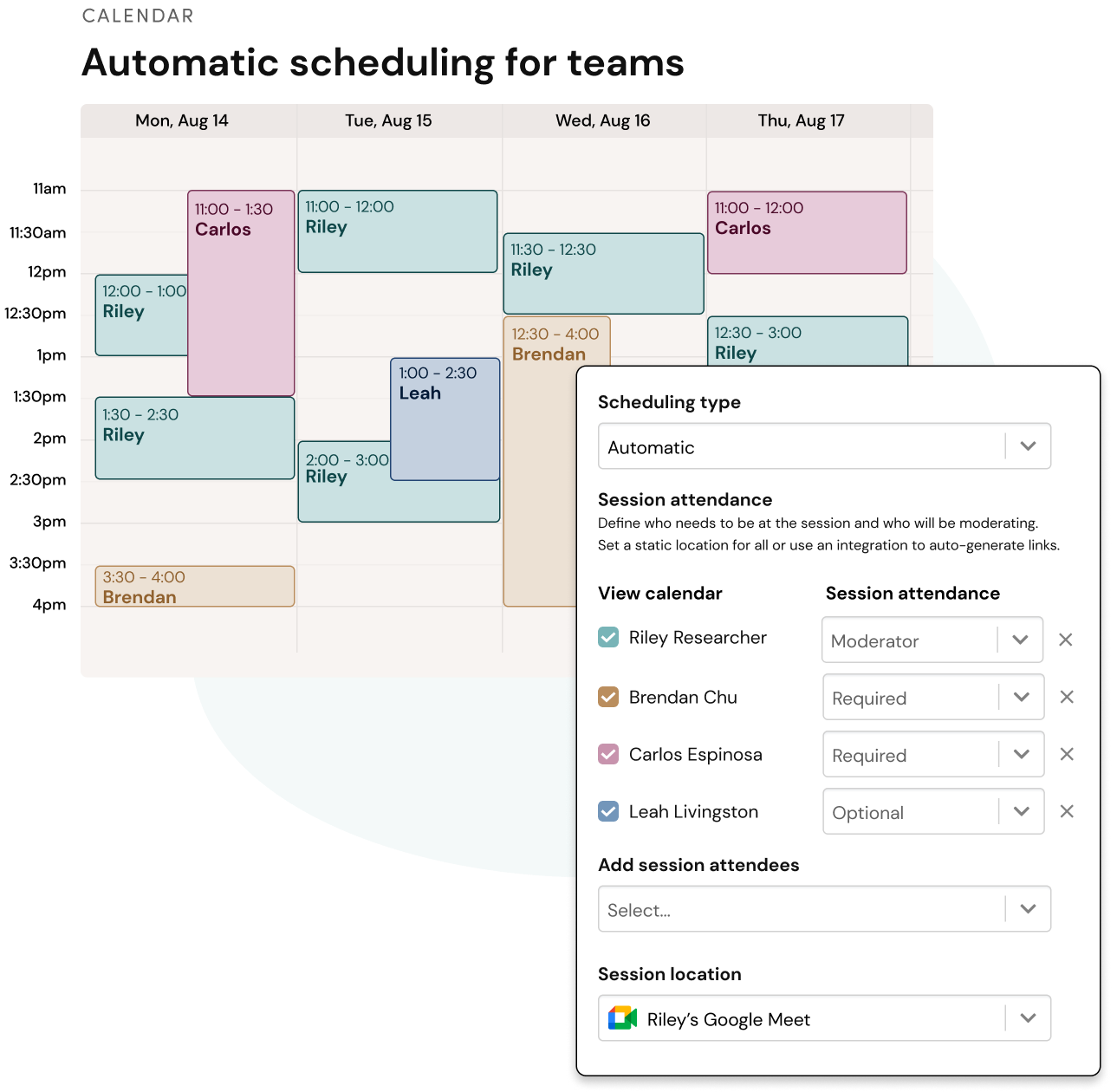 User Interview Scheduling Tool | User Interviews