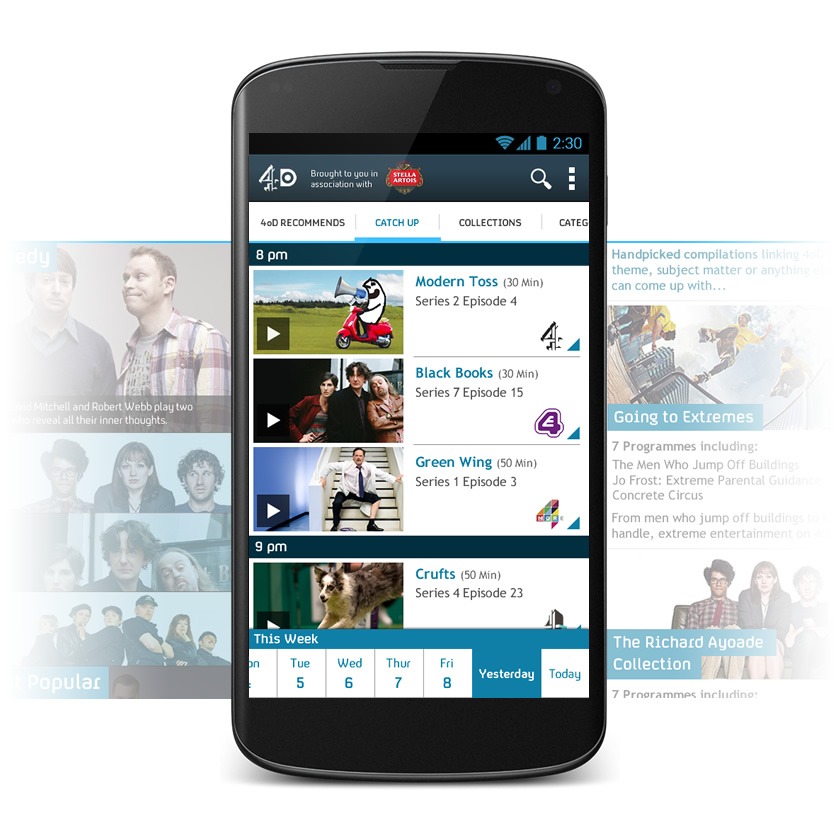 4oD on Android - ribot
