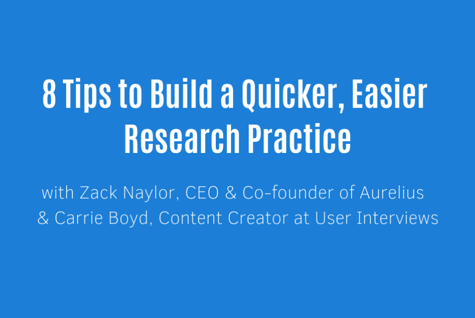 8 Tips to Build a Quicker, Easier Research Practice