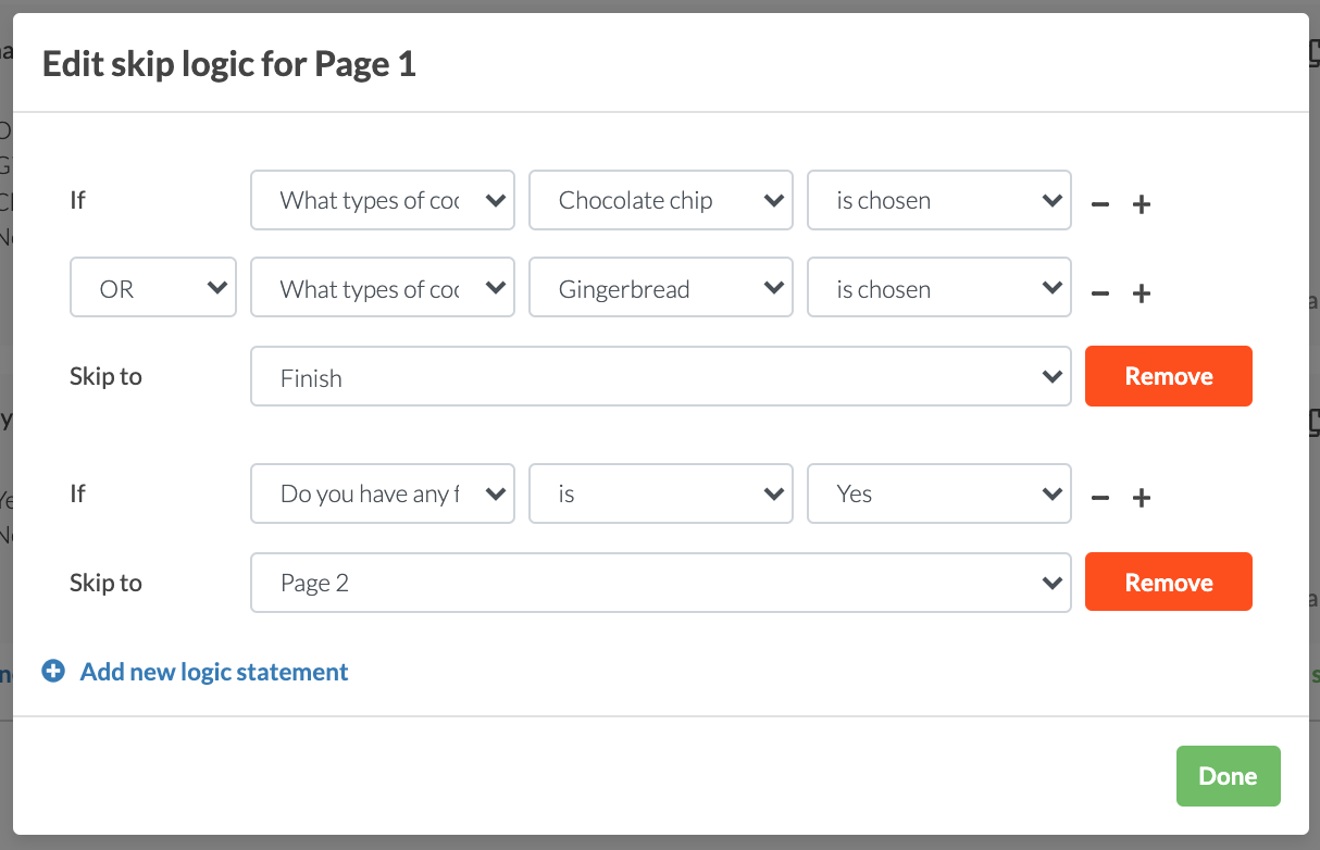 How does skip logic work? | User Interviews