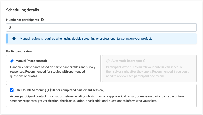 What is Double Screening? | User Interviews