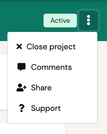 How do I pause, close, or cancel a project? | User Interviews
