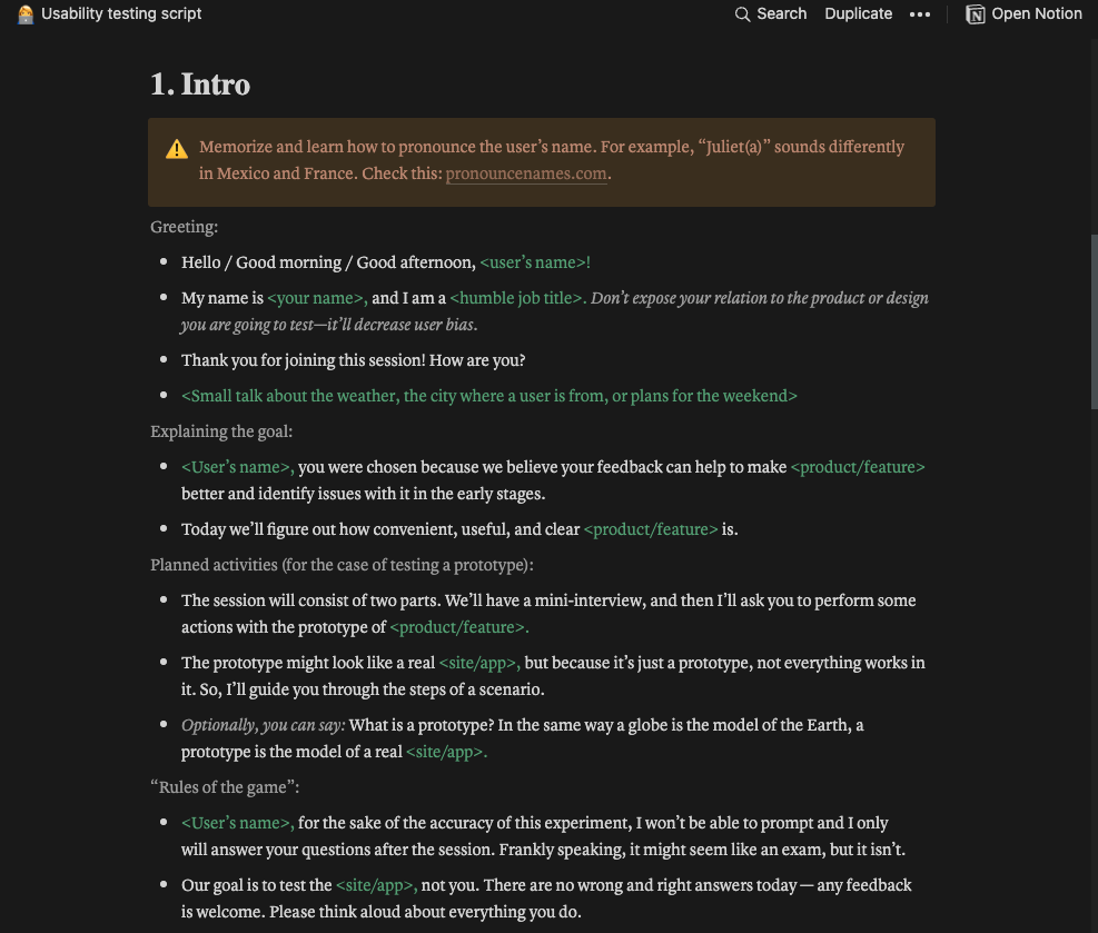40+ Time-Saving Usability Testing Templates and Checklists