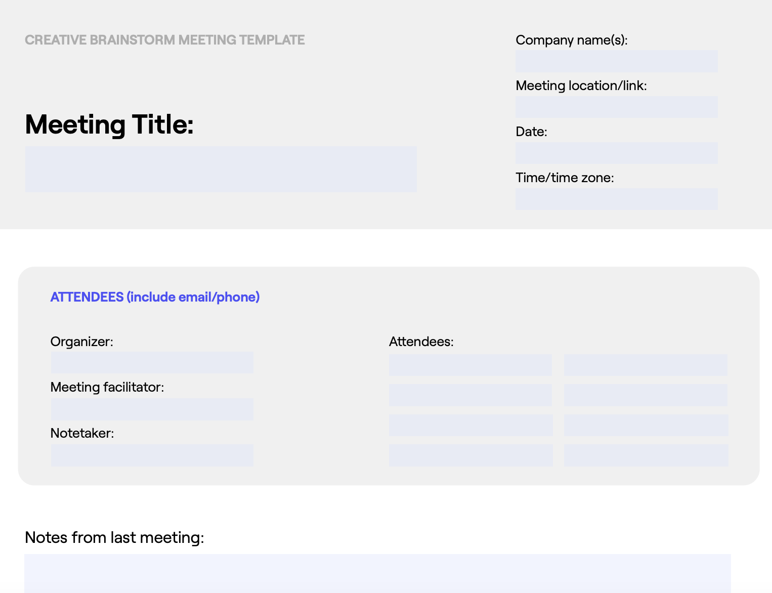 37 Free UX Meeting Templates, From Prep to Follow-Up