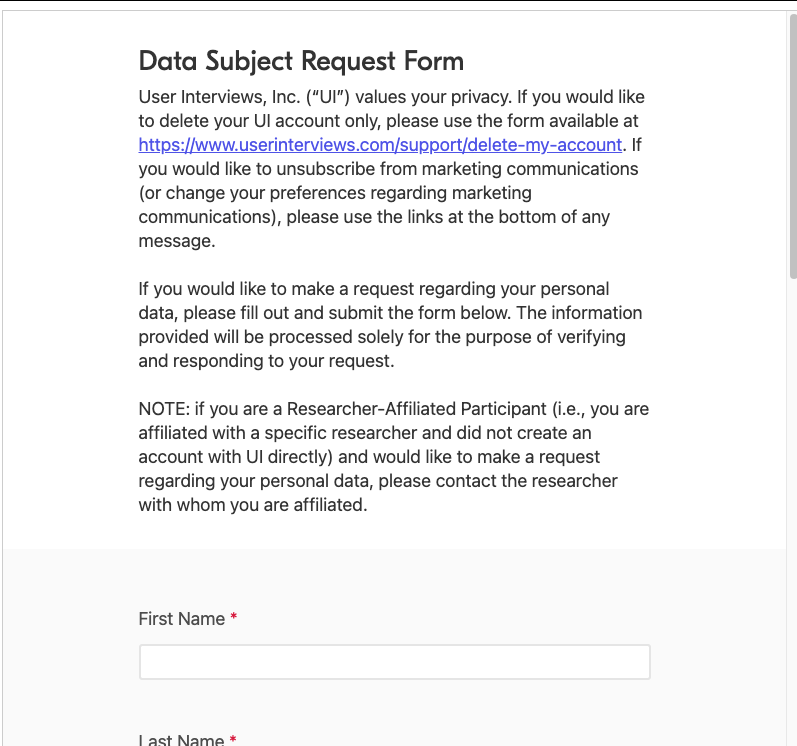 User Interviews and Data Privacy Compliance: How We Keep User Data Safe