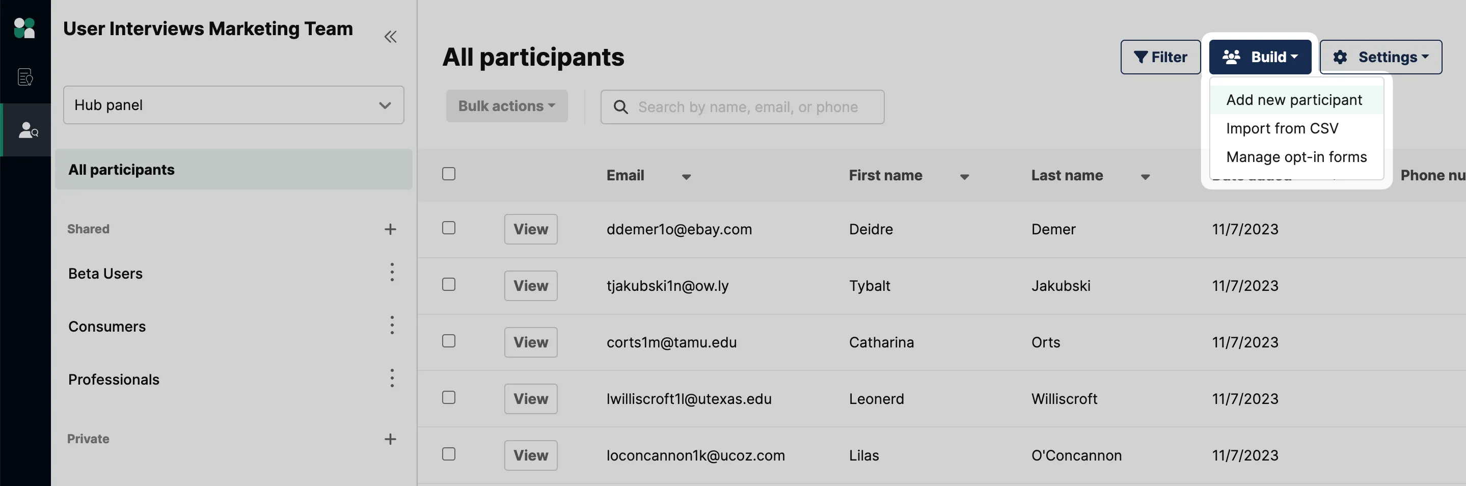 Research Hub Part 1: Building Your Panel | User Interviews