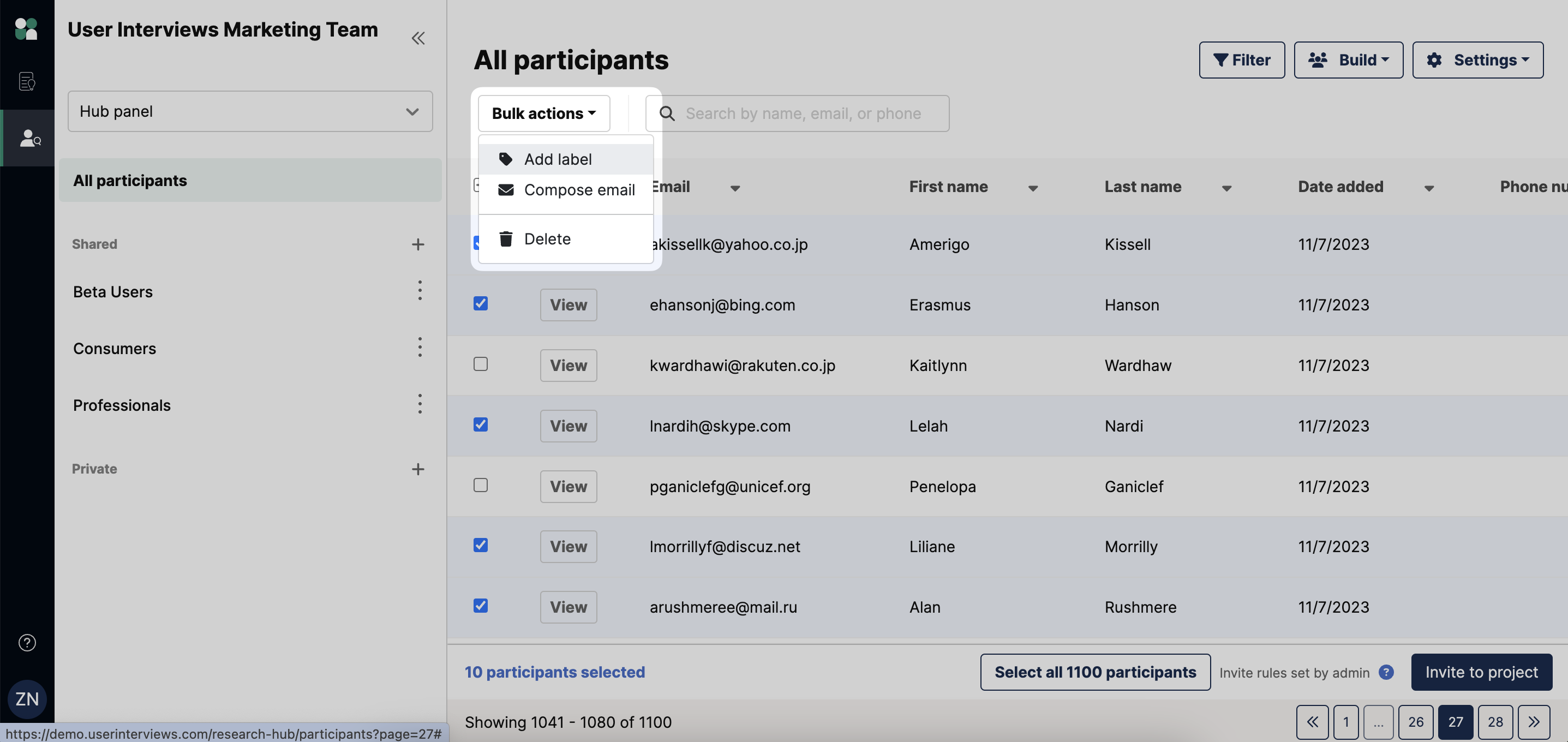 Research Hub Part 2: Managing Your Panel | User Interviews