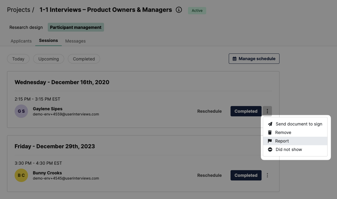 Review our fraud deterrence policies | User Interviews