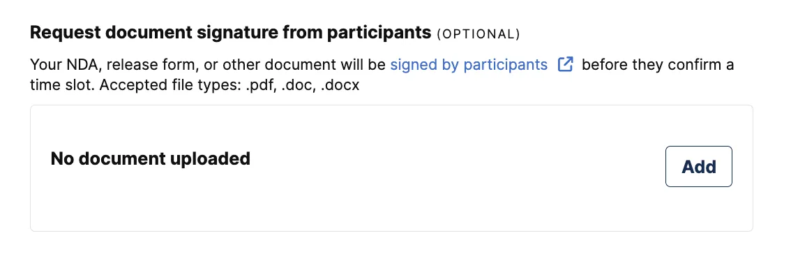 Use Document Signing to get your NDA or release form signed | User ...