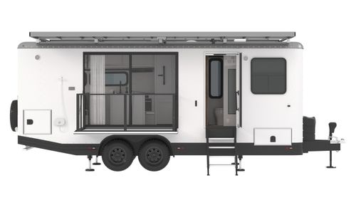 Living Vehicle HD24: Luxury Solar Electric Travel Trailer