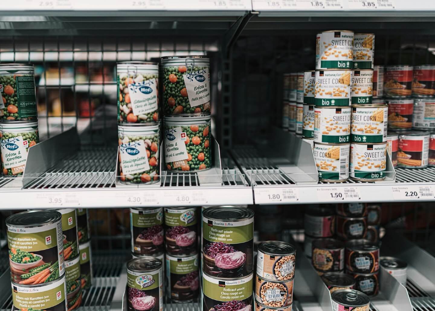 Different Types of Canned Food and Containers They Come In