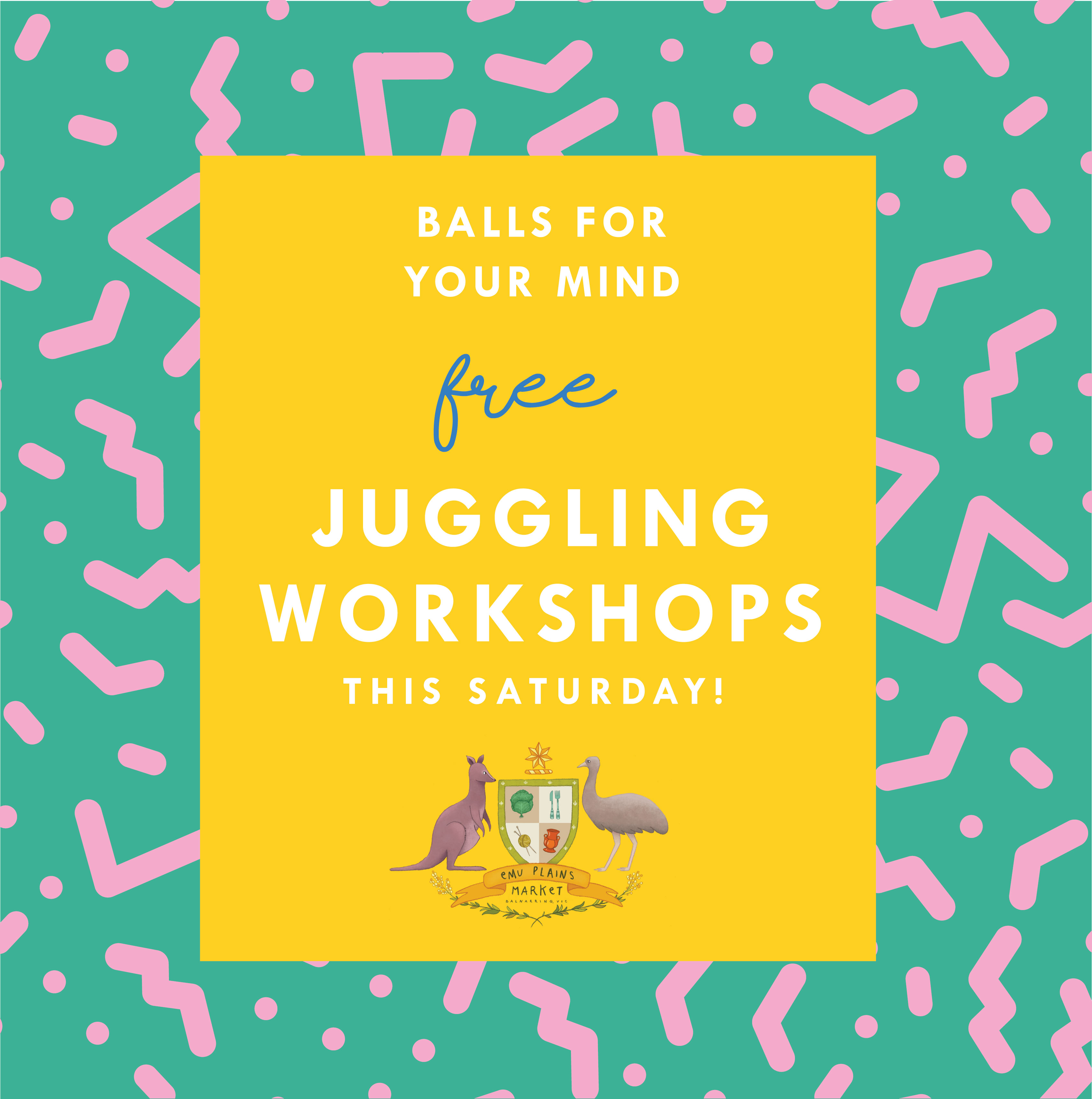 FREE JUGGLING AT THE EPM! | Emu Plains Market | Fresh Produce & Craft ...