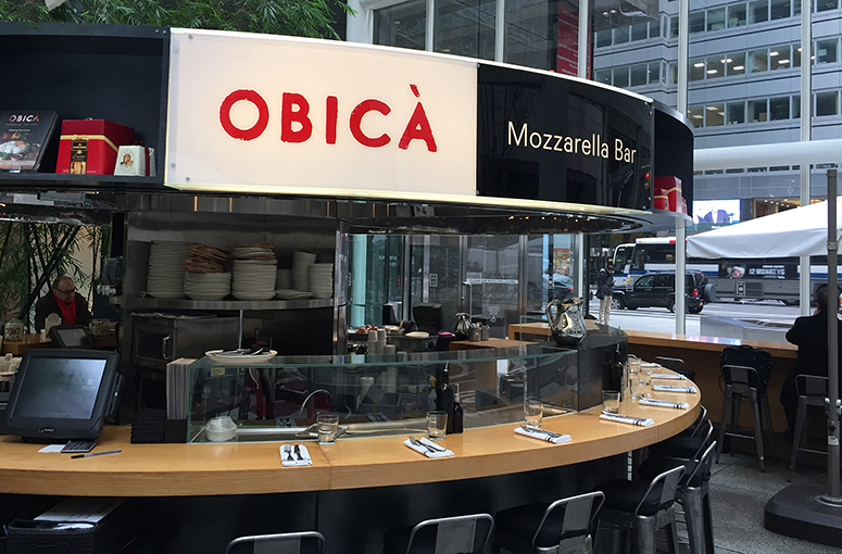 Obicà Mozzarella Bar - Italian Restaurant and Kiosk in Madison Avenue ...