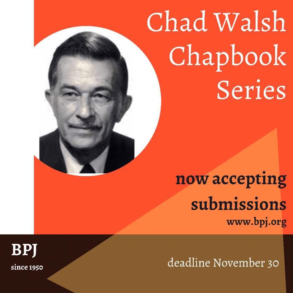 Submissions Open for Chad Walsh Chapbook Series