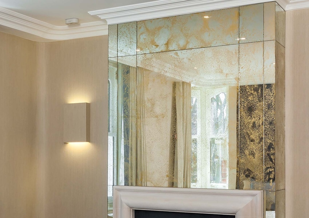 Vintage Style Antiqued Mirror - Saligo Design