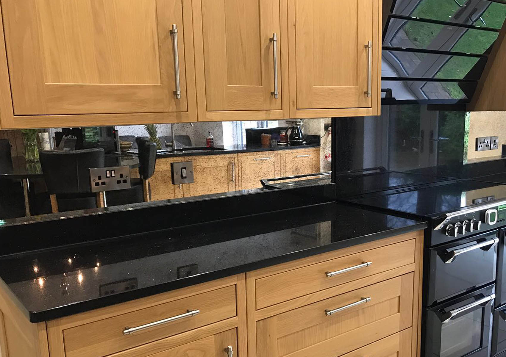 Mottled Antiqued Mirror - Saligo Design