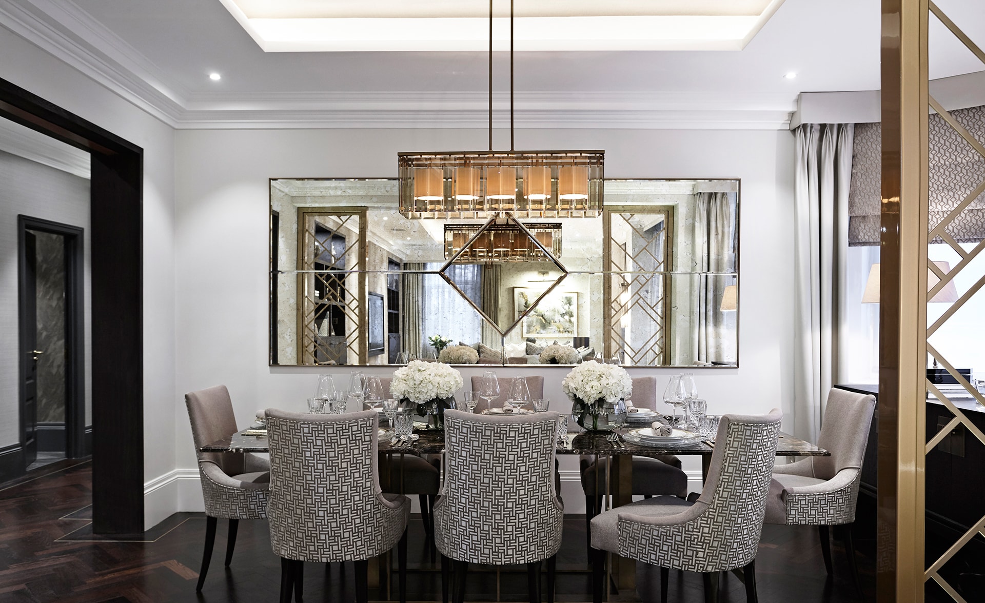 Mottled Antiqued Mirror - Saligo Design