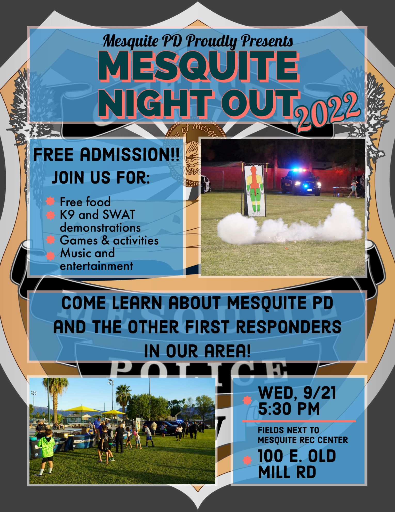 Mesquite Night Out - Sept 21, 2022 - Sep 21, 2022 - Mesquite Recreation ...