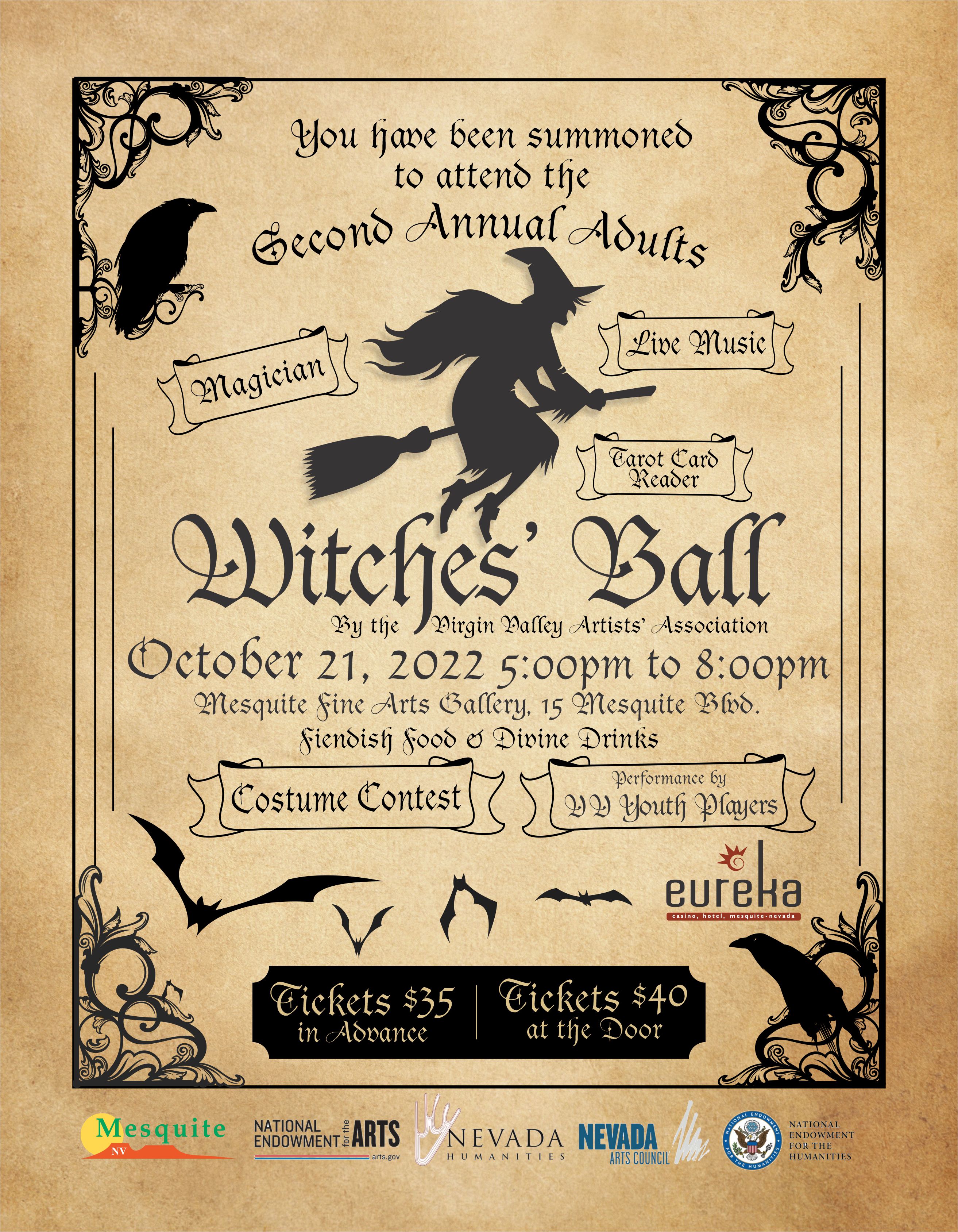 VVAA - Witches' Ball - Oct 21, 2022 - Oct 21, 2022 - Mesquite Fine Arts ...