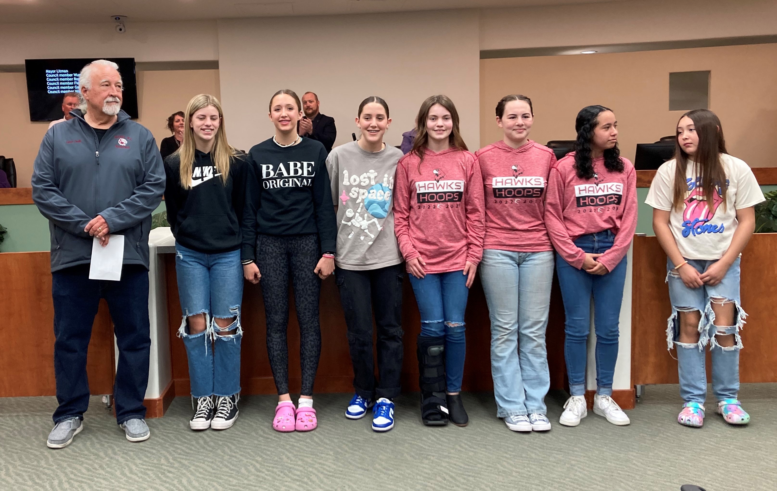 Hughes Middle School Girls Basketball Team Win Again!