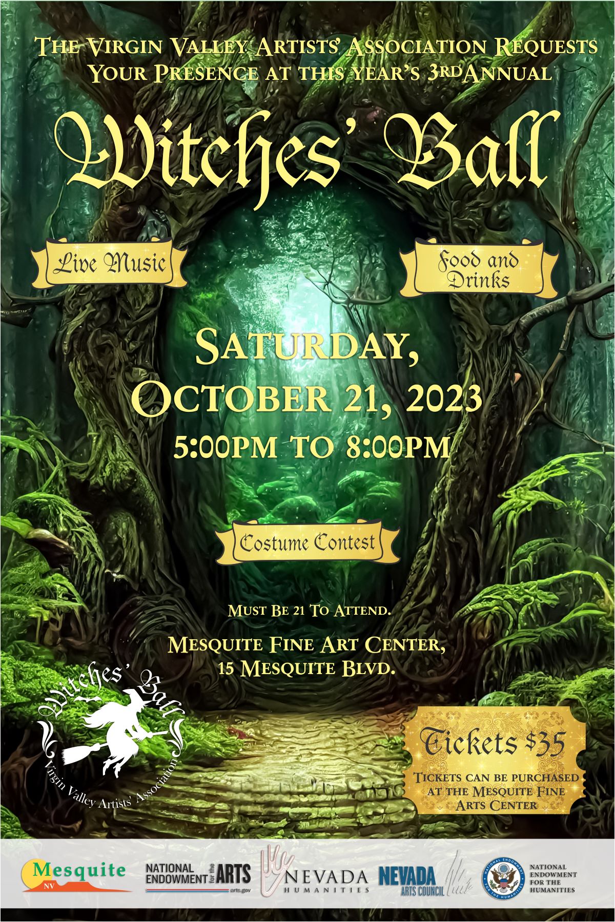 Witches' Ball on Saturday