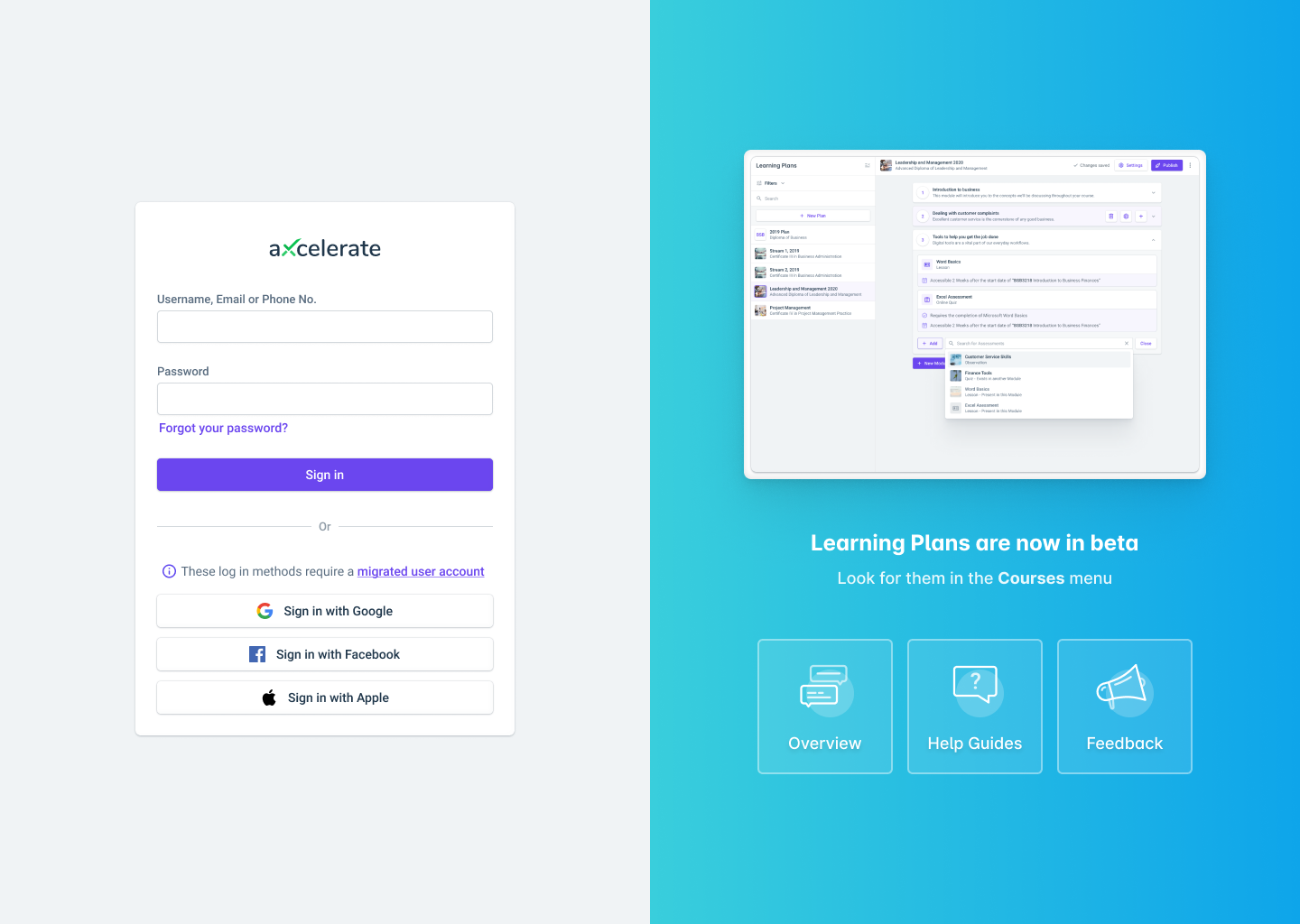 A new login eXperience