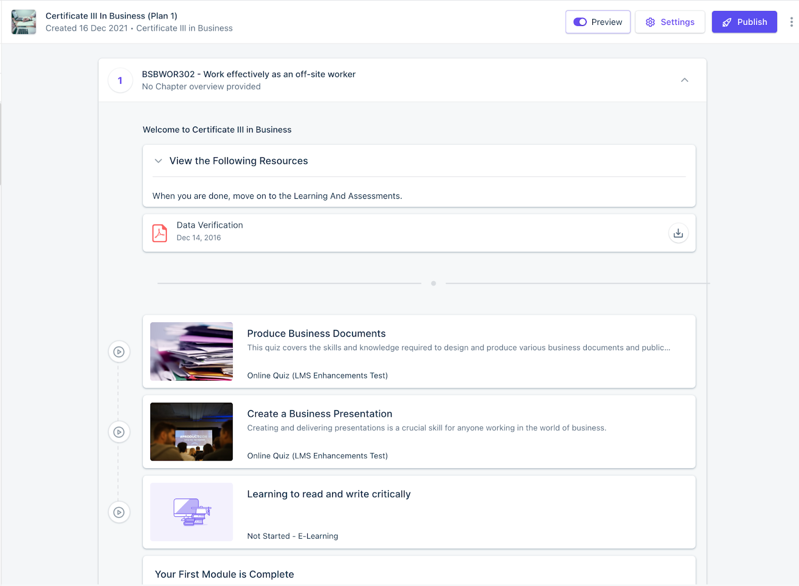 One year since we released Learning Plans