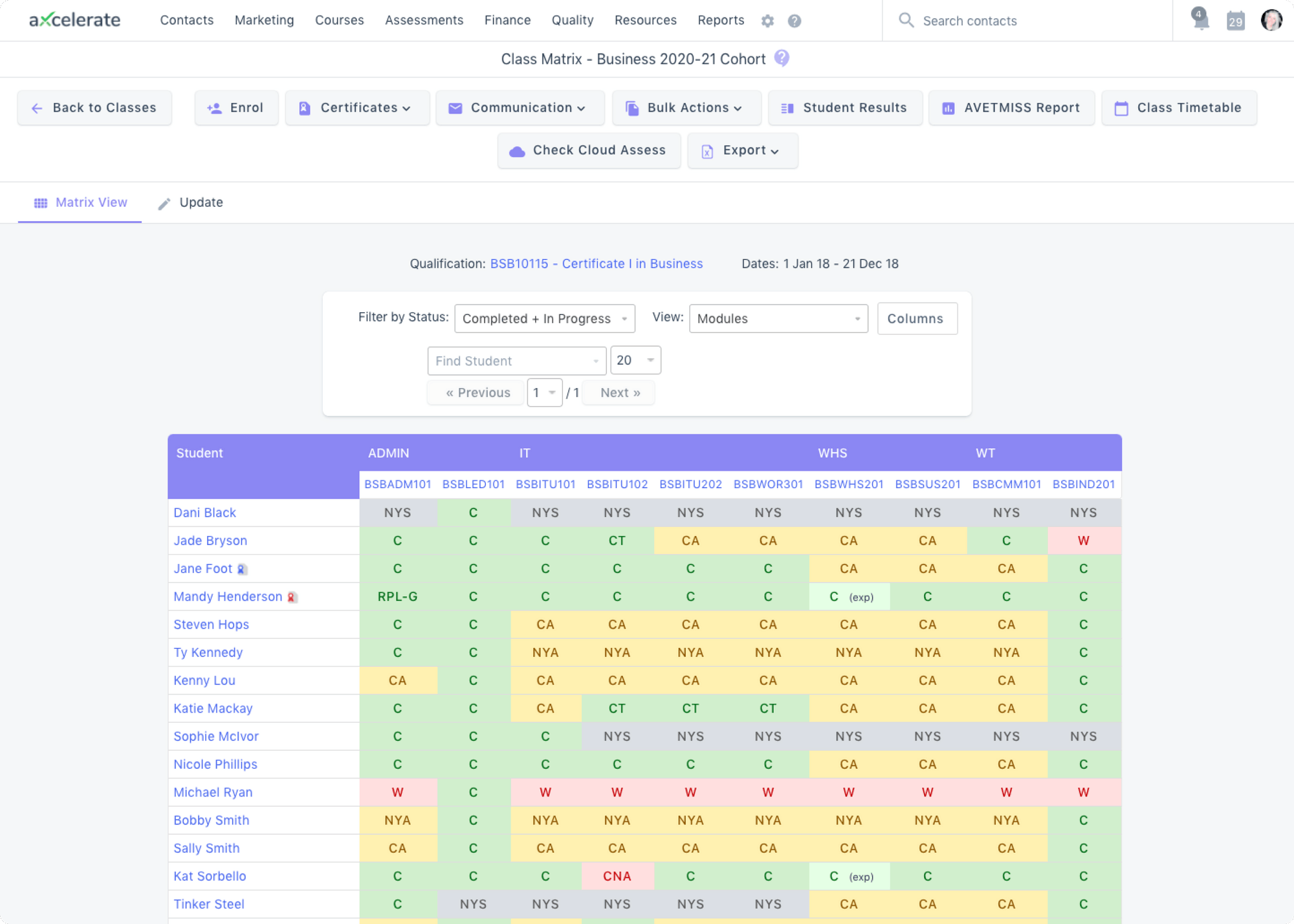 Home [www.axcelerate.com.au]