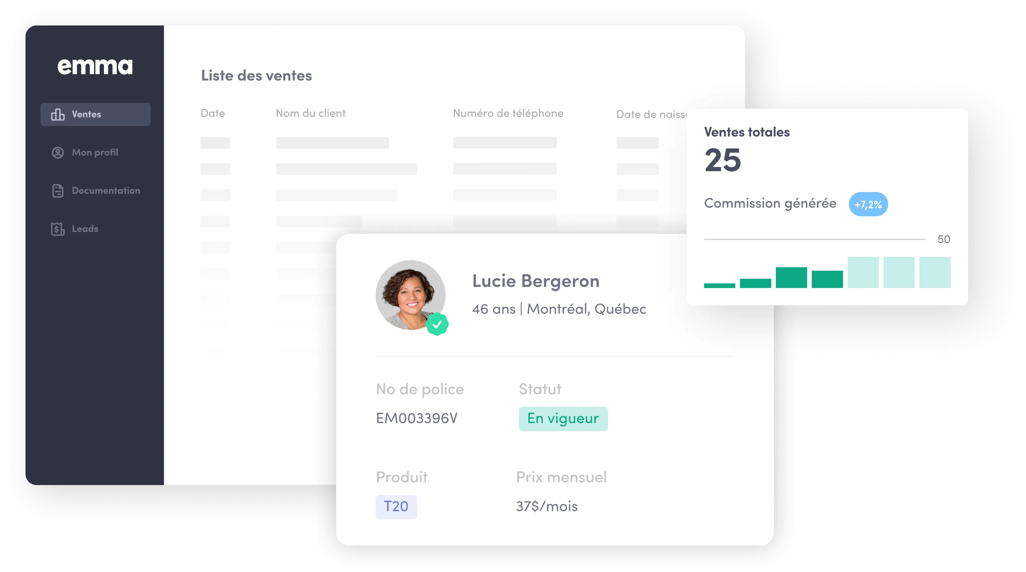 Emma Pro | Plateforme de ventes pour conseillers