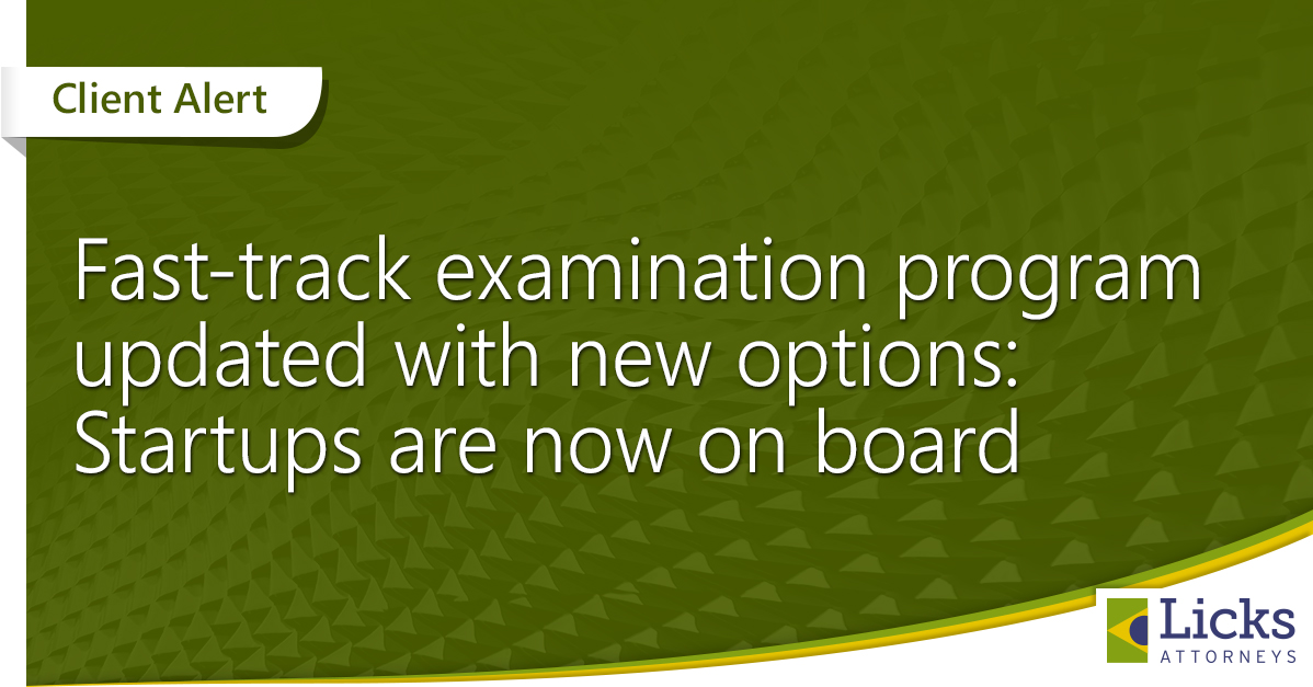 Licks Attorneys - Fast-track examination program updated with new ...