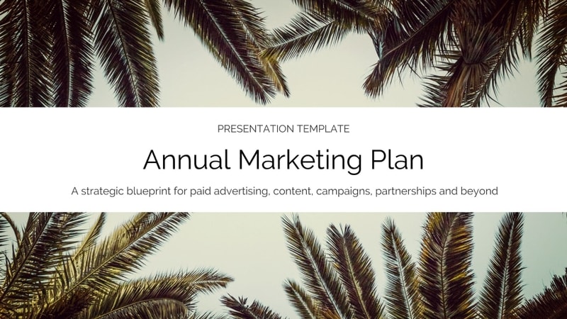 Marketing Plan Template | Beautiful.ai