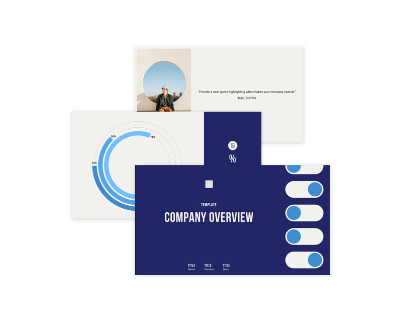 Customize This Company Overview Presentation in Minutes| The Beautiful Blog